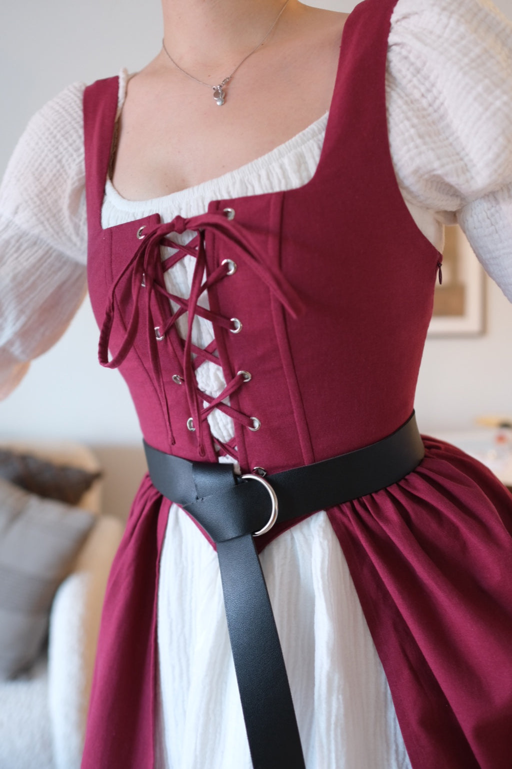 Meadow Overdress - Mulberry – CottagecoreWear
