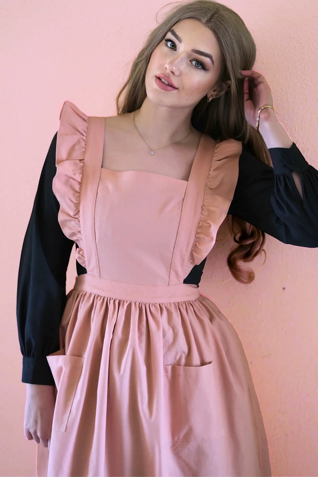 Cottage Apron - Soft Coral – CottagecoreWear