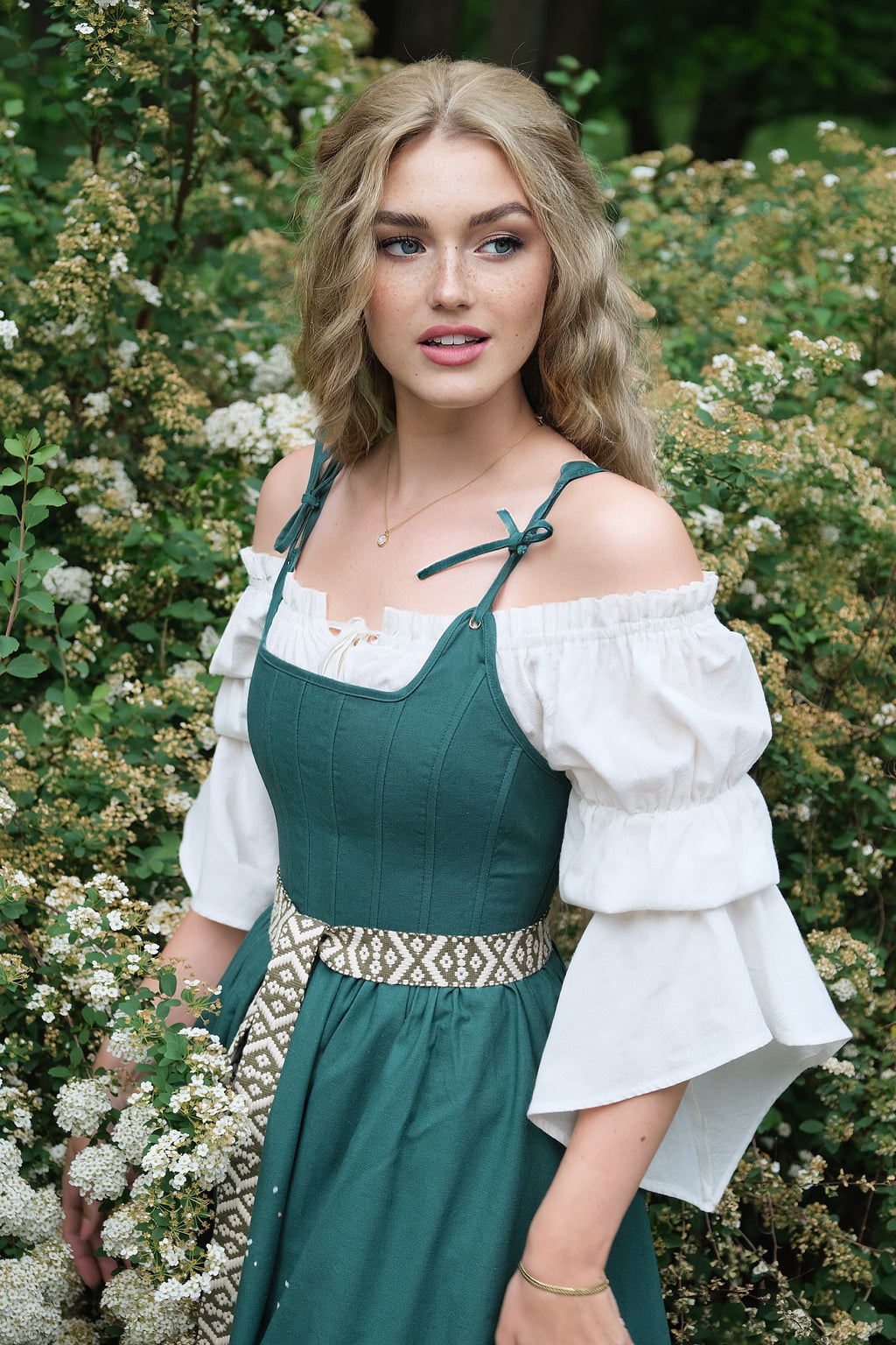 Fawn Maxi Dress - Evergreen – CottagecoreWear